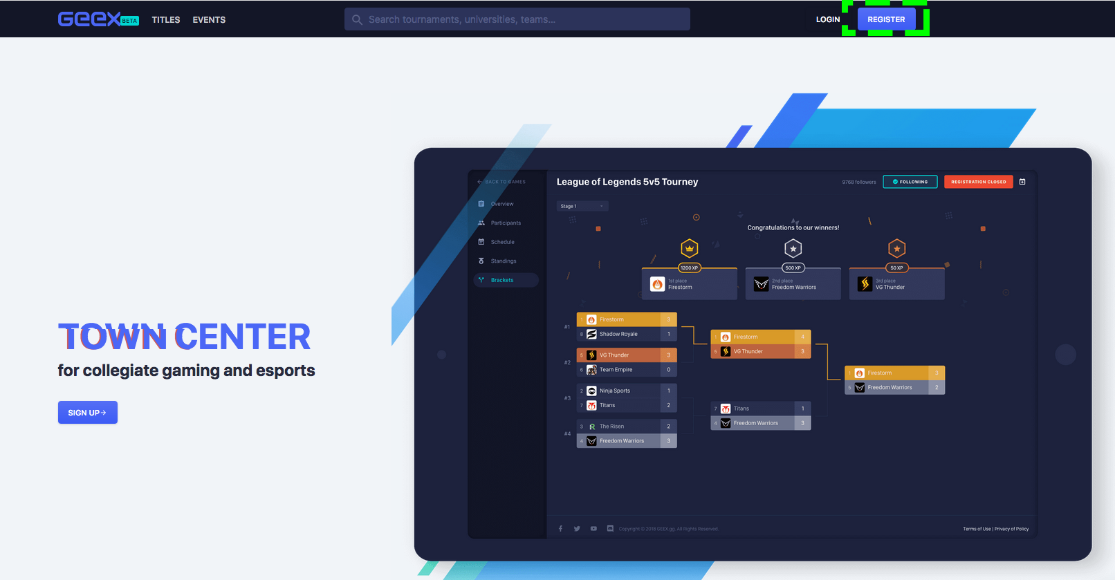 Creating A Free GEEX Account | Recreation | Georgetown University